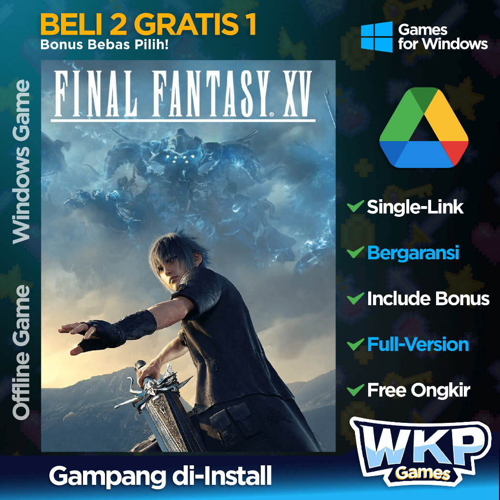 Jual Final Fantasy 15 - PC Game - LINK DOWNLOAD - GAME LAPTOP - (Beli 2 Gratis 1) | Shopee Indonesia