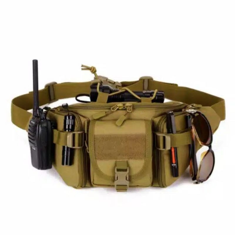 Jual Tas Pinggang Tactical Waistbag Tactical Tas Selempang Tni Tas ...