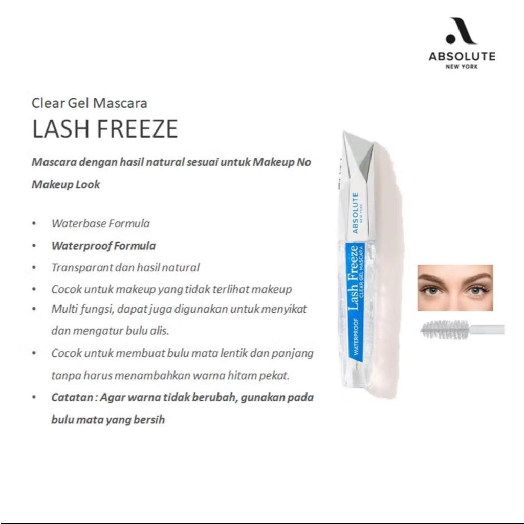 Jual Absolute New York Mascara Bening Lash Freeze | Shopee Indonesia