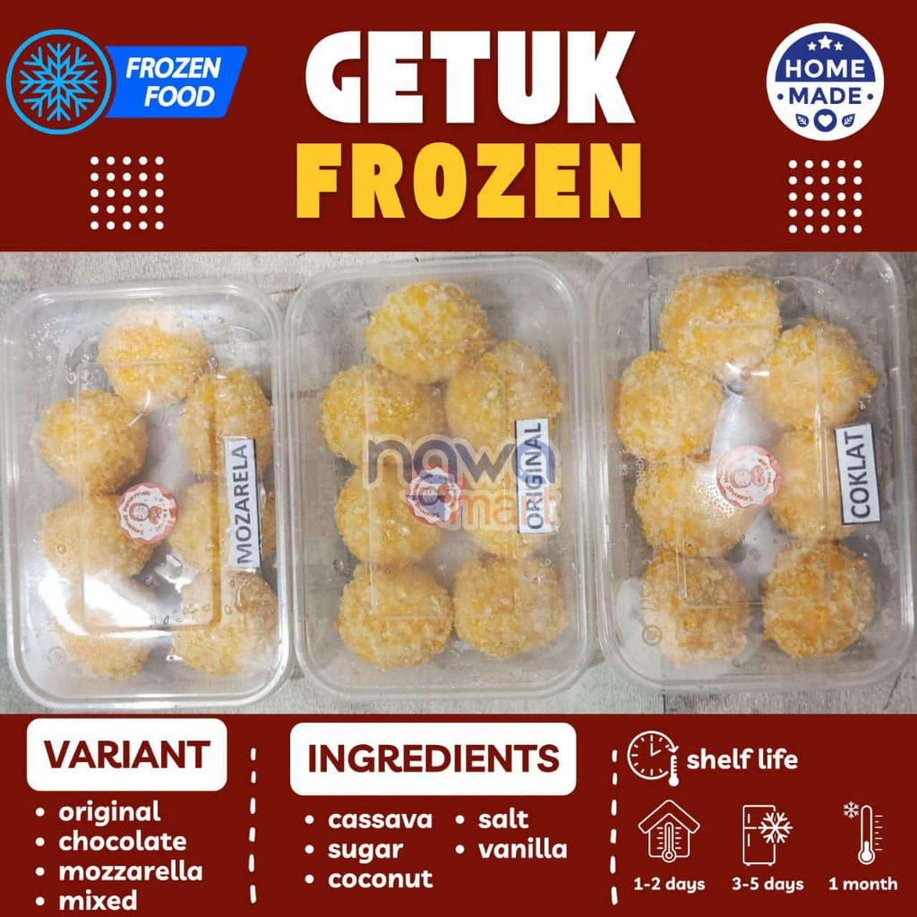 Jual [FROZEN FOOD] Getuk Isi Homemade | Shopee Indonesia
