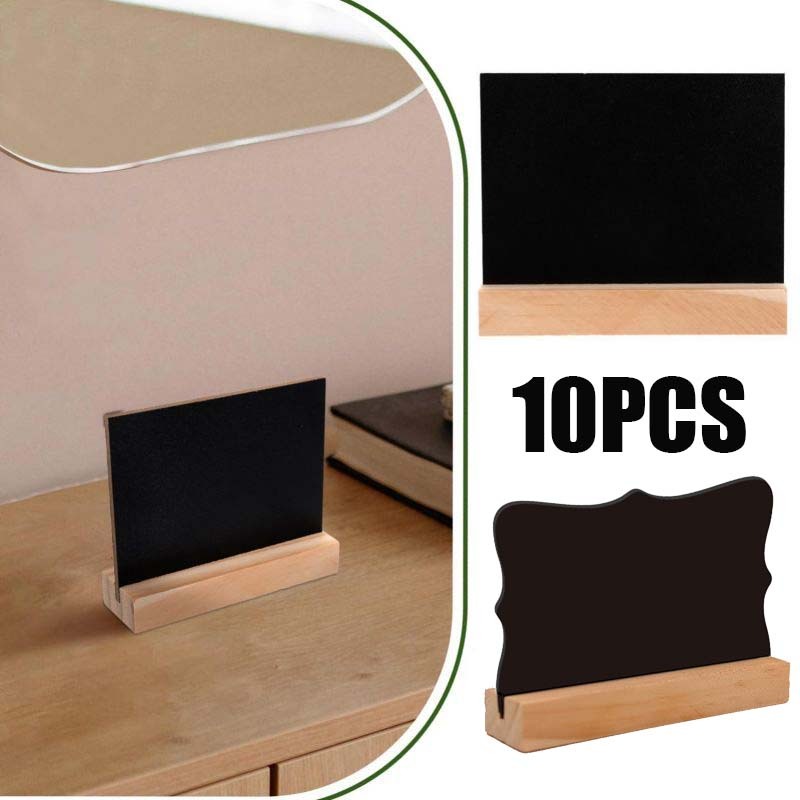 Jual 10pcs Papan Tulis Menu Cafe/ Cafe Mini Chalkboard Papan Notes ...