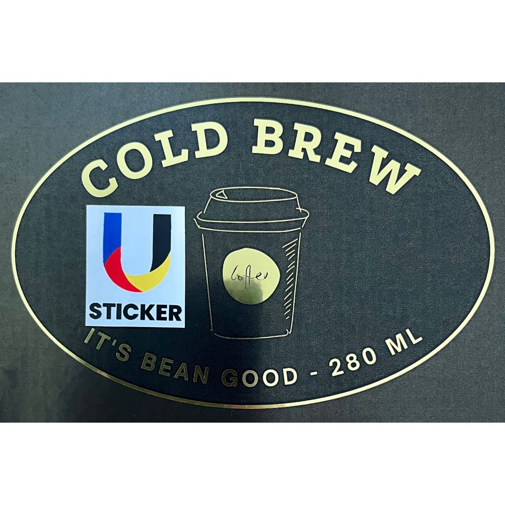Jual CETAK STIKER METERAN CUSTOM BAHAN GOLD | Shopee Indonesia