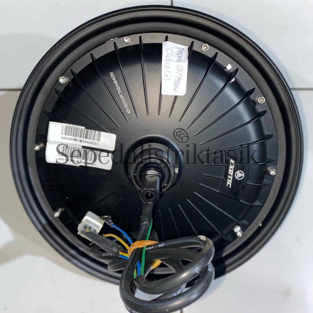 Jual DINAMO SEPEDA LISTRIK EXOTIC 48V 500 WATT / SELIS 260 - ORIGINAL 100% - SPAREPART SEPEDA ...