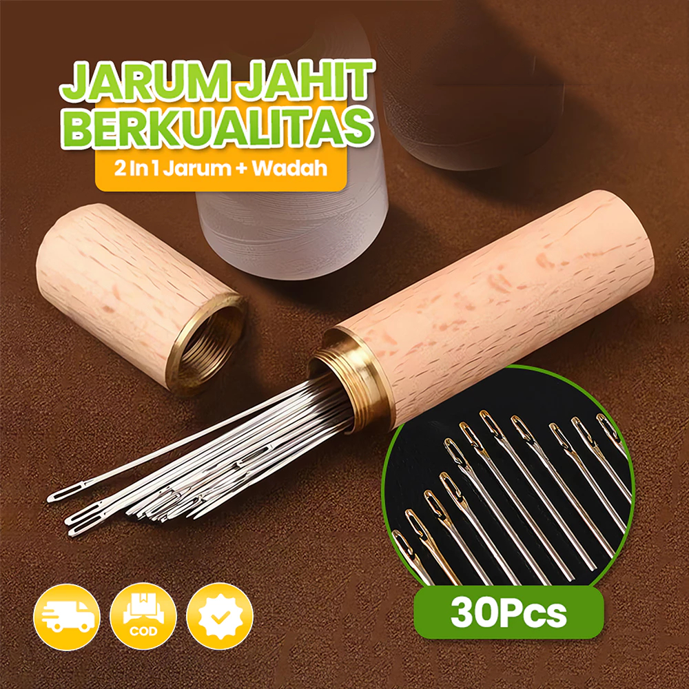 Jual Jarum jahit tangan, jarum besi, jarum selimut kain, jarum jahit ...