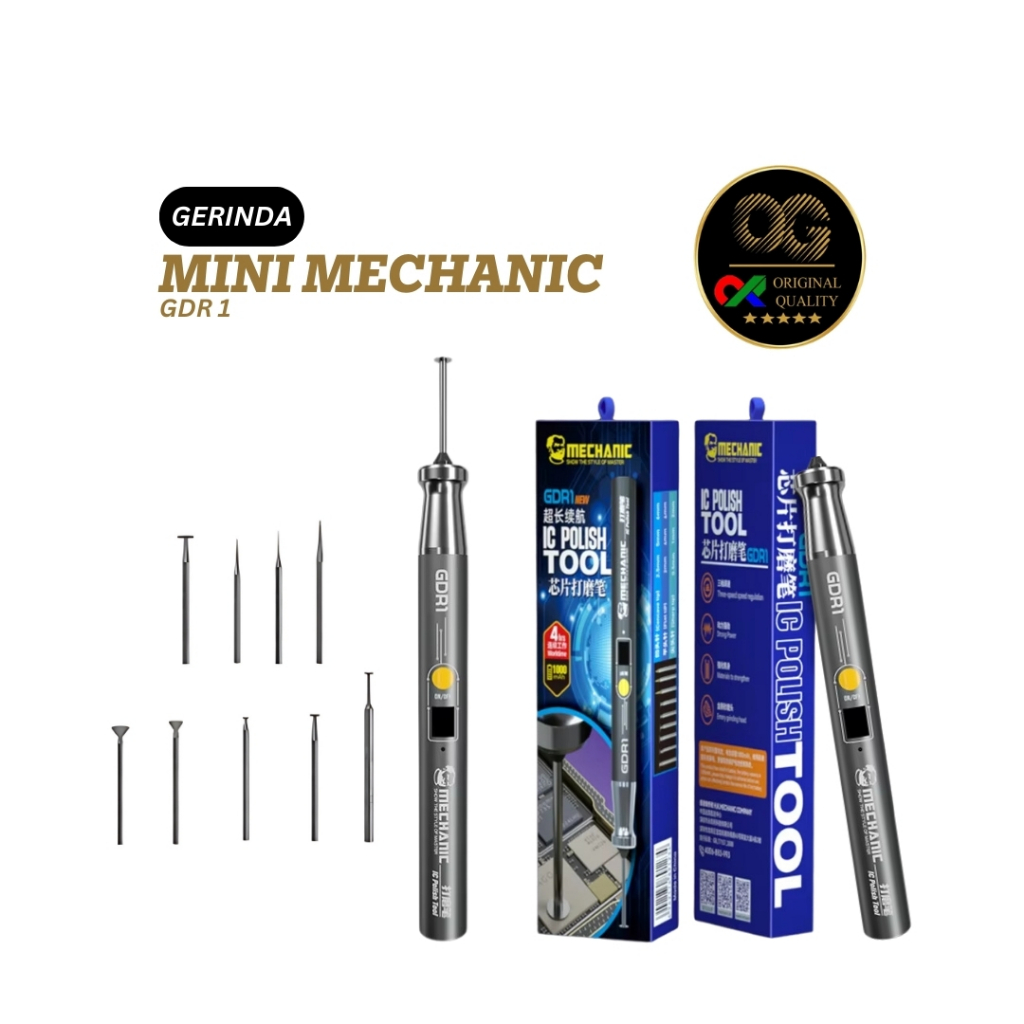 Jual GERINDA MINI MECHANIC GDR 1 (FREE 9 MATA GERINDA) | Shopee Indonesia
