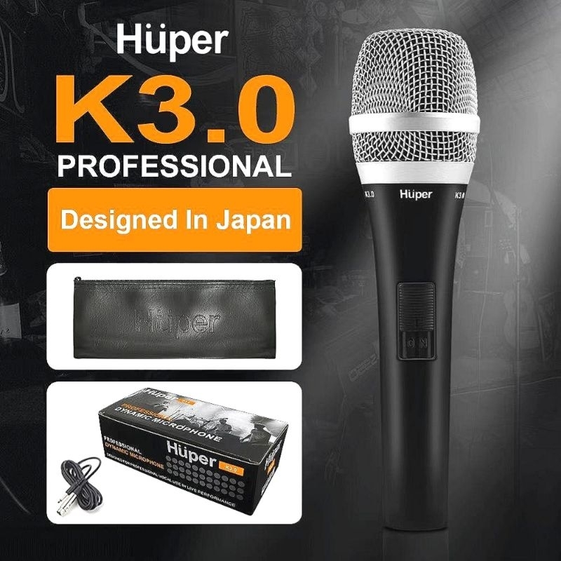 Jual mic microphone kabel HUPER K3.0 ORIGINAL | Shopee Indonesia