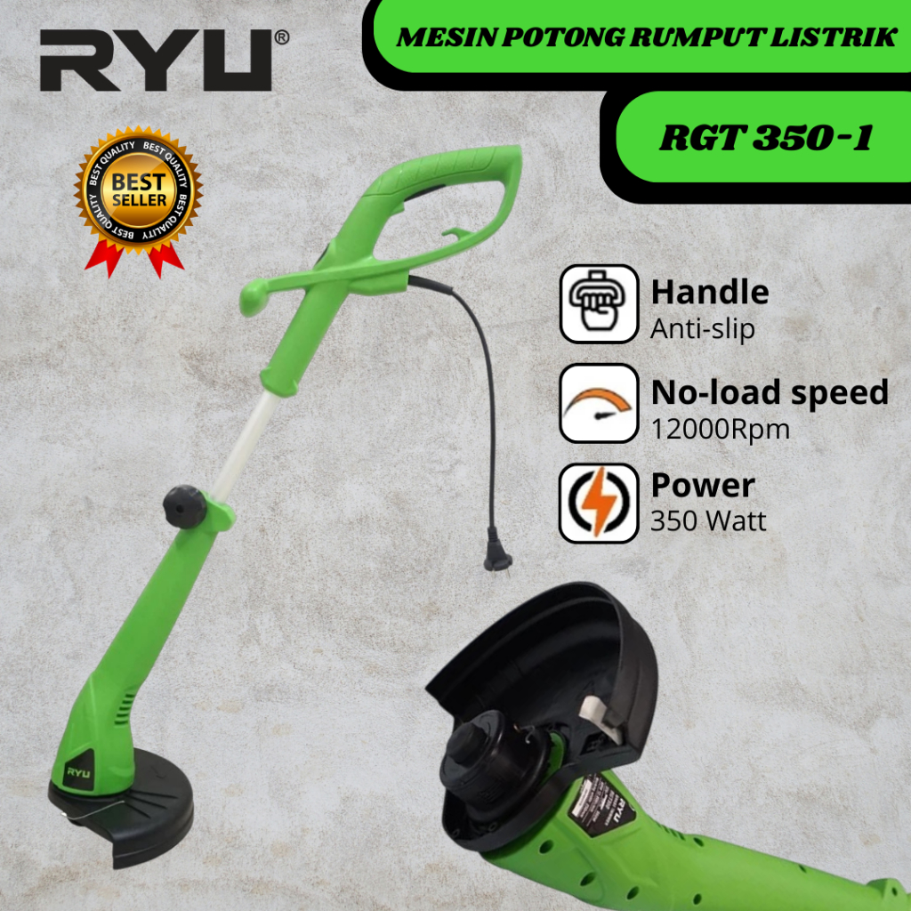 Jual Mesin Potong Rumput Senar Grass Trimmer RYU - RYU RGT 350-1 - Alat ...