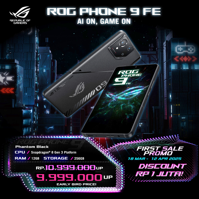 Jual ROG9 FE Phone 12/256 1 year | Shopee Indonesia