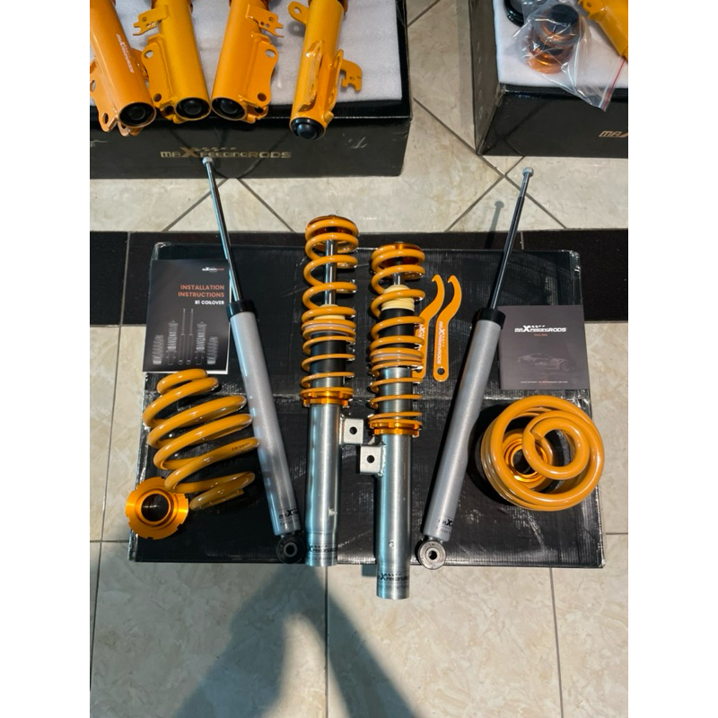 Jual COILOVER LOWERING KIT BMW E46 MAXSPEEDINGRODS | Shopee Indonesia