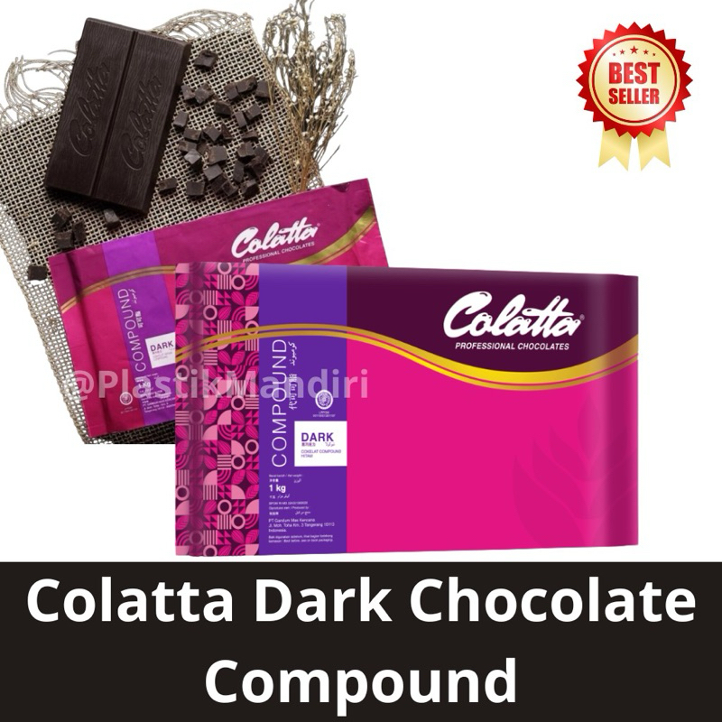 Jual Collata Dark Compound Chocolate 200gr/1Kg | Shopee Indonesia