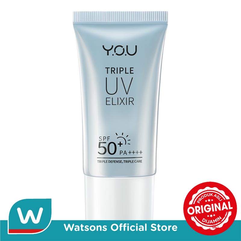 Jual YOU Triple UV Sunscreen Elixir SPF 50+ PA++++ | Shopee Indonesia