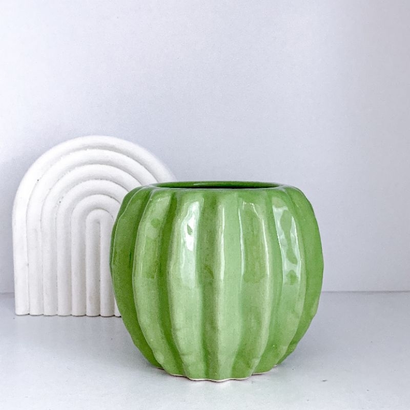 Jual Pot Bunga Aesthetic / Pot Bunga Keramik Estetik / Pot Bentuk ...