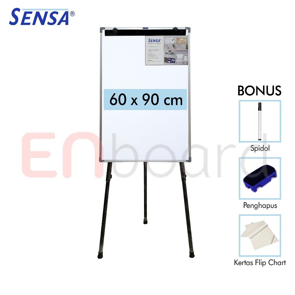 Jual Flip Chart / Flipchart / Papan Presentasi Sensa 60 x 90 cm ...