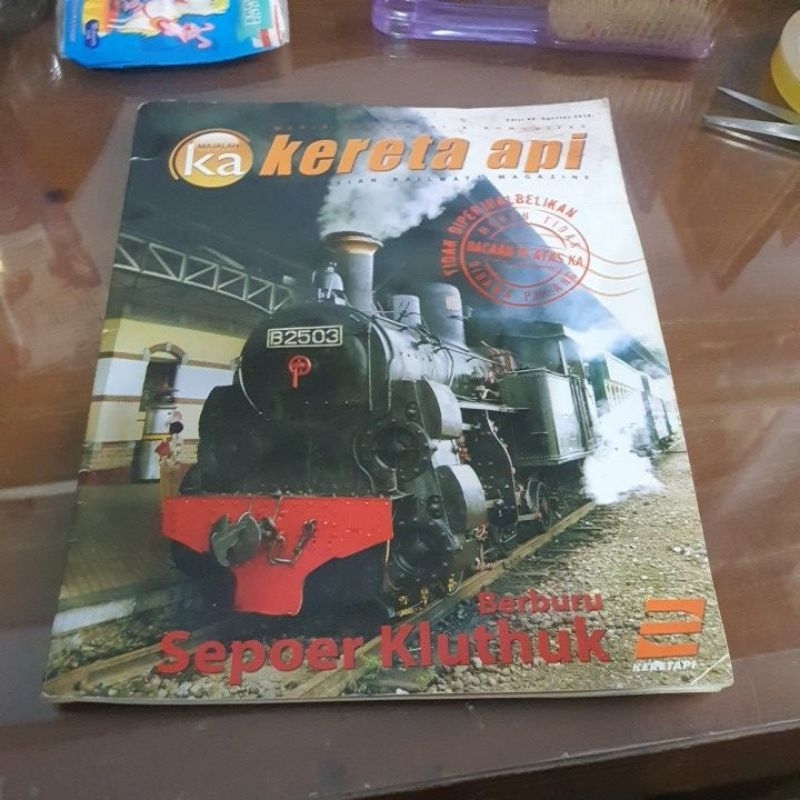 Jual Majalah Kereta Api Edisi 49, Agustus 2010 (EDISI DIATAS KERETA) | Shopee Indonesia