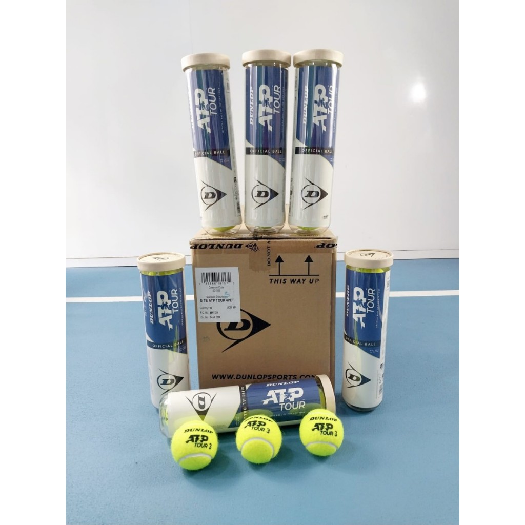 Jual Bola Tenis Dunlop ATP Tour 4 ( 1 Dus) | Shopee Indonesia