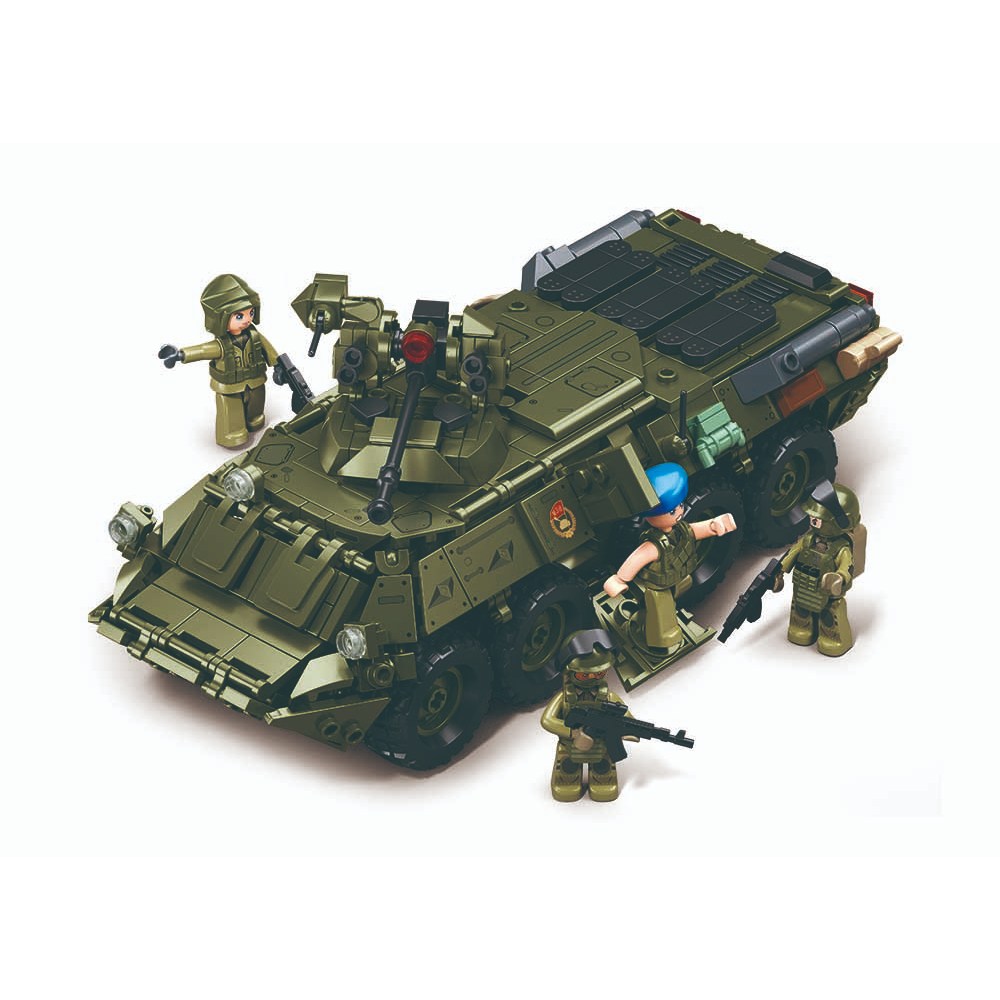 Jual Sluban Brick M38 - B1251 Tank Tentara Model Brick - BTR80AS ...