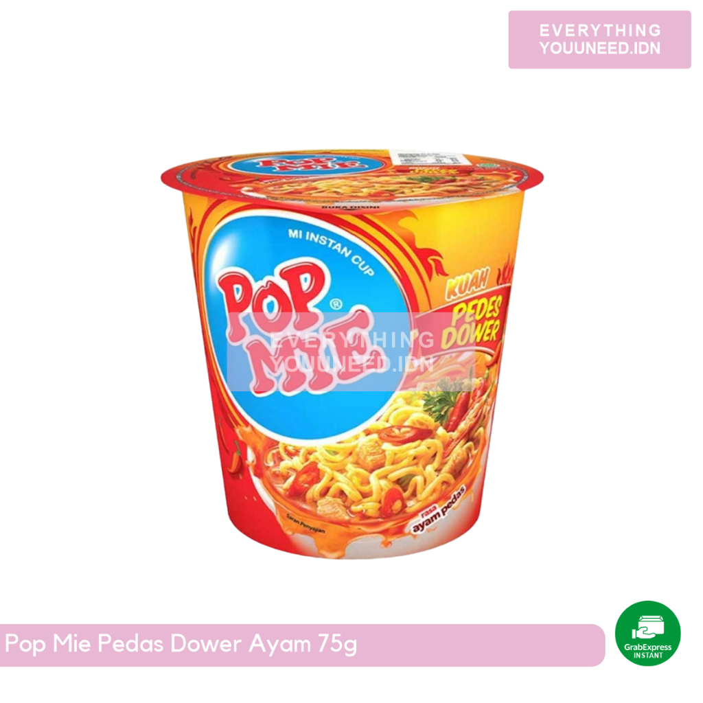 Jual Pop Mie Mi Instan Pedas Dower Ayam 75g | Shopee Indonesia