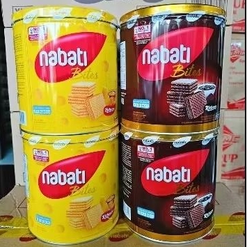 Jual Snack Kaleng Nabati/Snack Lebaran Nabati Kaleng Cokelat dan Keju ...