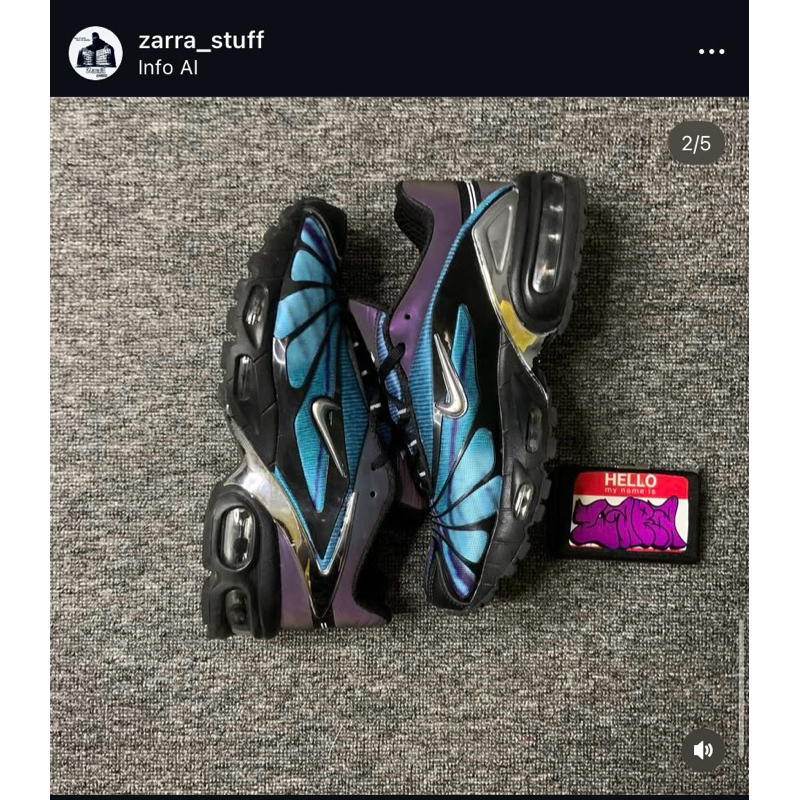 Jual nike skepta blue and red sz 40 NEW by zarra | Shopee Indonesia