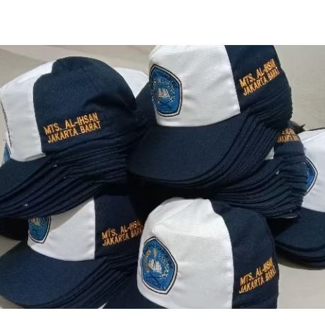 Jual Topi SMP CUSTOM TOPI SEKOLAH BORDIR topi kualitas BAGUS | Shopee ...