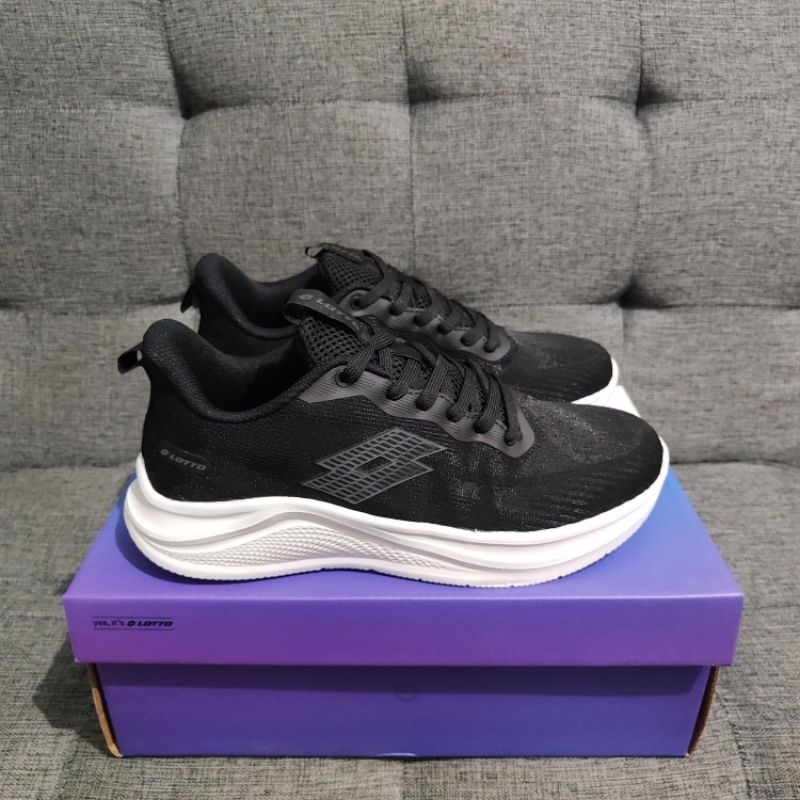 Jual Lotto Running DYLAN Men's - Black/White [LOTRU240708U] | Shopee ...
