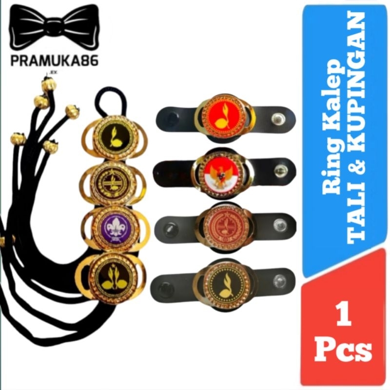 Jual Ring Hasduk Pramuka Kalep KUPINGAN & TALI Fiber / Kolong Hasduk ...