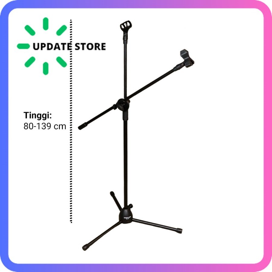 Jual Stand Mic Lantai /Tripod Holder Mikrofon/stand mic lantai BATAM | Shopee Indonesia