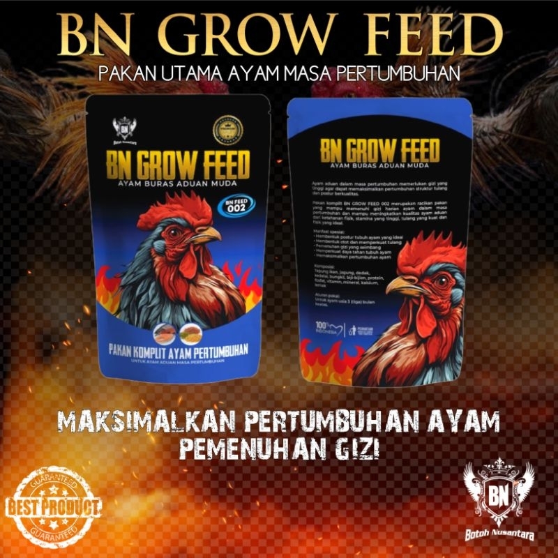 Jual BN GROW FEED pakan ayam siapan untuk umur 3 bulan keatas untuk ...