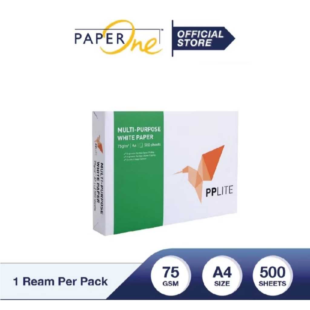 Jual Kertas HVS A4 75 gram PP LITE ( 1 Rim / 500 Lembar) | Shopee Indonesia