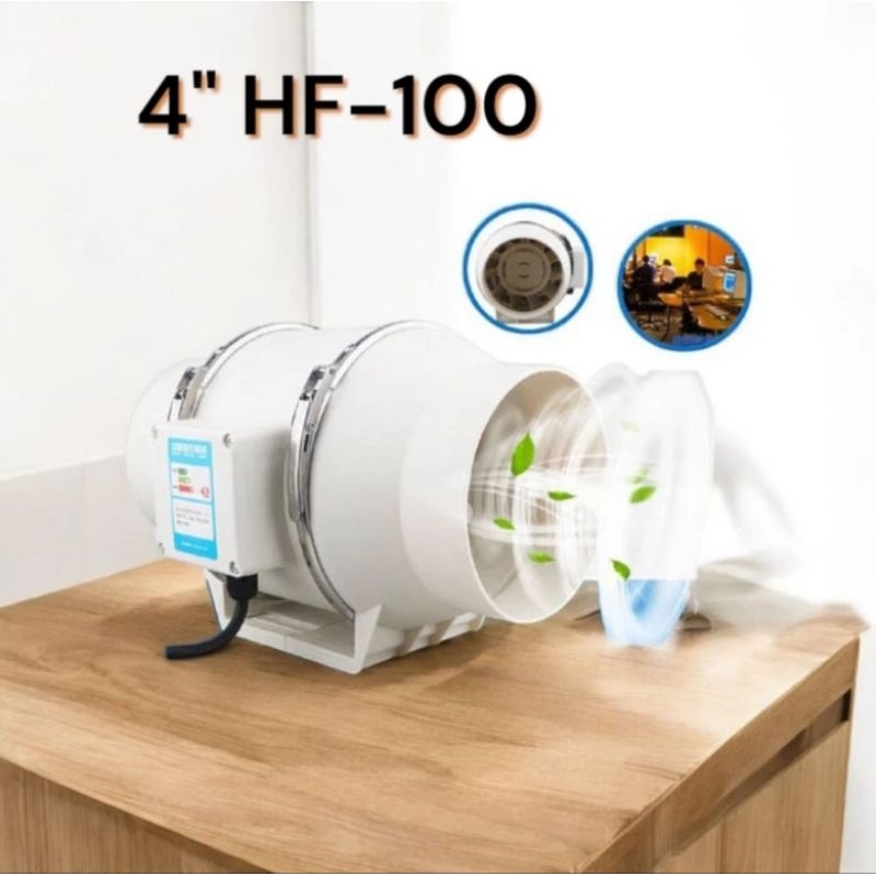 Jual Blower fan sedot hisap asap uap 4"HF-100 kipas pabrik restoran 4 ...