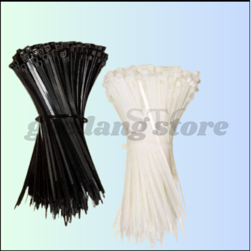 Jual Kabel ties 2.5x100mm putih/hitam 1Pack isi 100PCS Merek RaceNui | Shopee Indonesia
