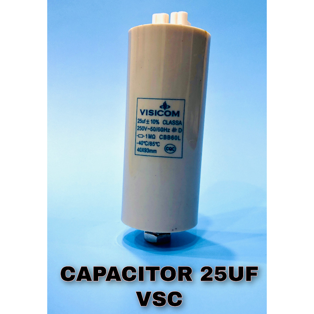Jual Capacitor 25 UF/Micro Visicom | Shopee Indonesia