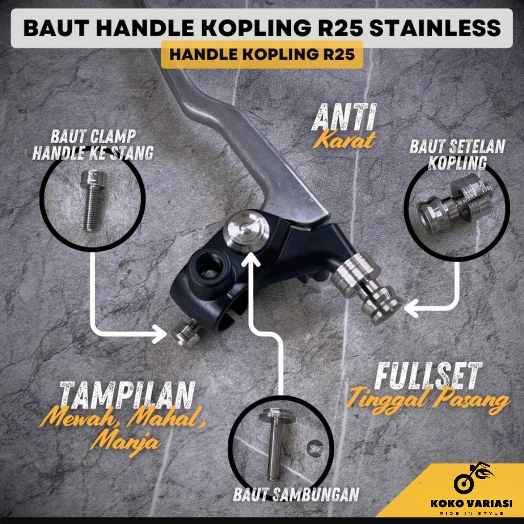 Jual PEMANIS KOPLING R25 STENLIS STAINLESS BAUT HANDLE STELAN KOPLING ...