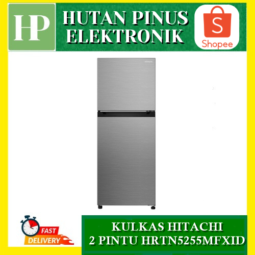 Jual KULKAS HITACHI HRTN5255MFXID KULKAS 2 PINTU 250 LITER INVERTER HRTN5255 | Shopee Indonesia