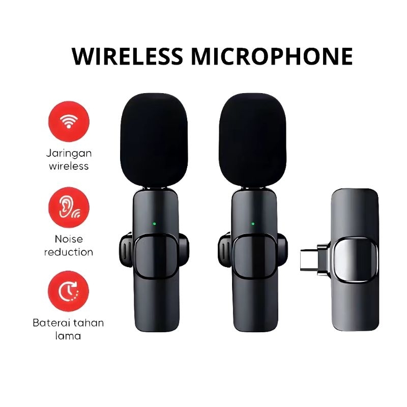Jual [ SKS ] COD Microphone Affiliate Live / Microphone Wireless Mic ...