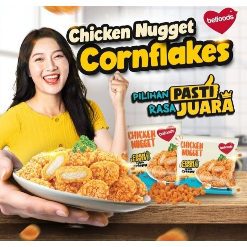 Jual belfoods chicken nugget corn flakes 450g | Shopee Indonesia