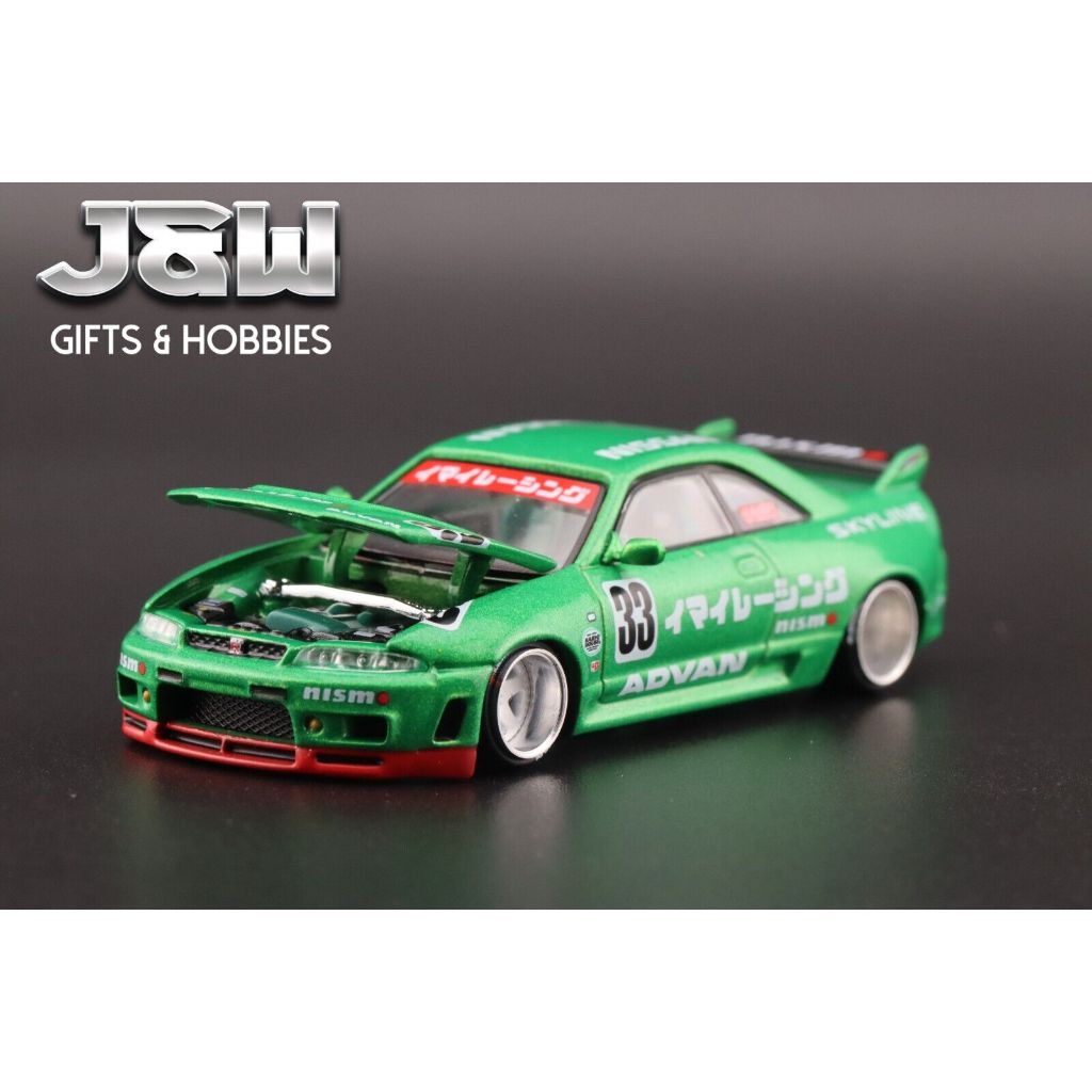 Jual Kaido House x Mini GT Nissan GT-R (R33) Imai Racing V1 – Green ...