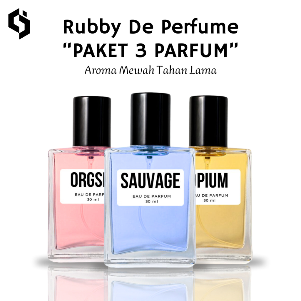 Jual PAKET 3 Parfum Premium Harum Berkualitas Wangi Tahan Lama Pria ...
