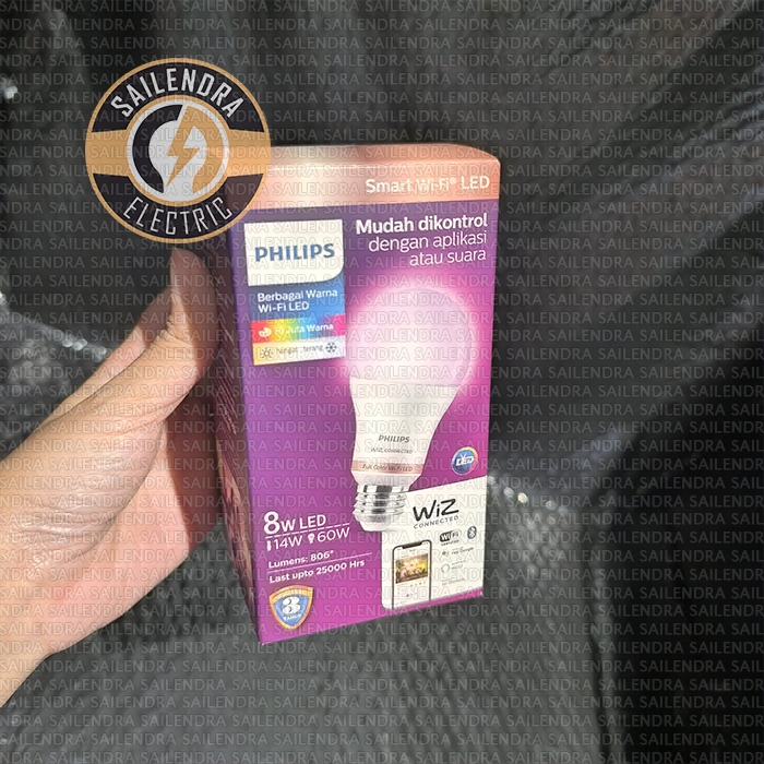 Jual Lampu PHILIPS Smart Wifi Wiz 8W 9W 13W - RGB Putih Kuning - Remote Control / Motion Sensor ...