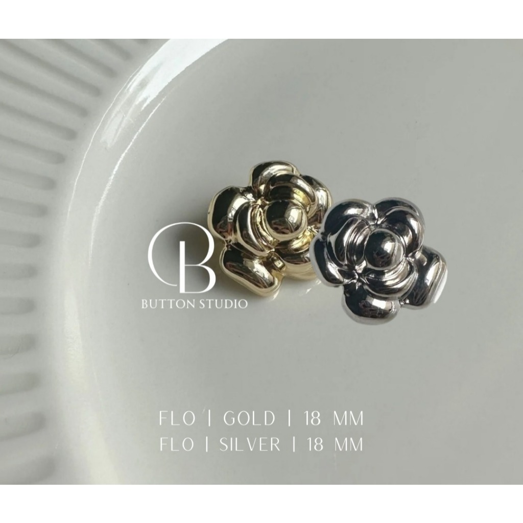 Jual FLO - Kancing Kander Alloy, Kancing Baju Wanita , Flower Button ...