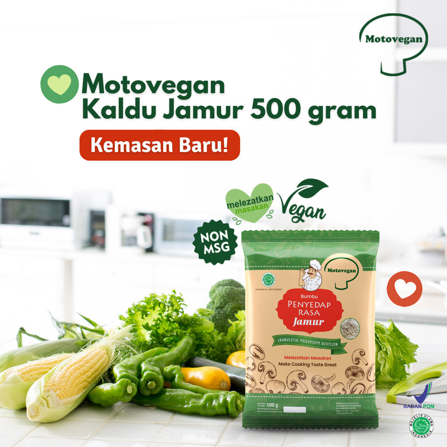Jual Motovegan Kaldu Jamur Penyedap Rasa Tanpa MSG 500Gr | Shopee Indonesia