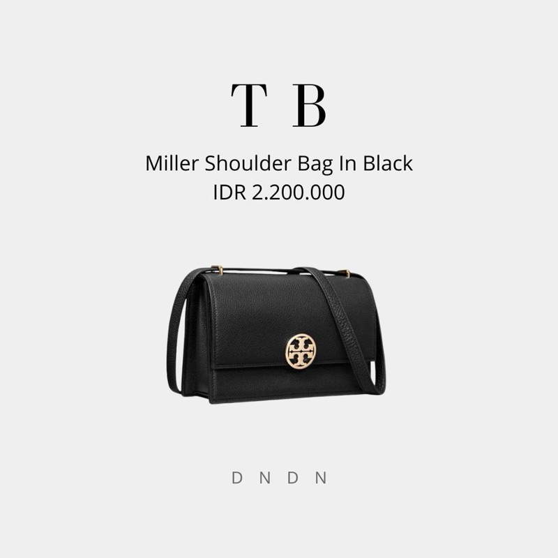 Jual Miller Shoulder Bag In Black | Shopee Indonesia