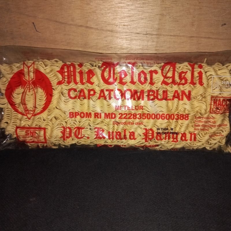 Jual Mie telur cap atom bulan 200gr | Shopee Indonesia