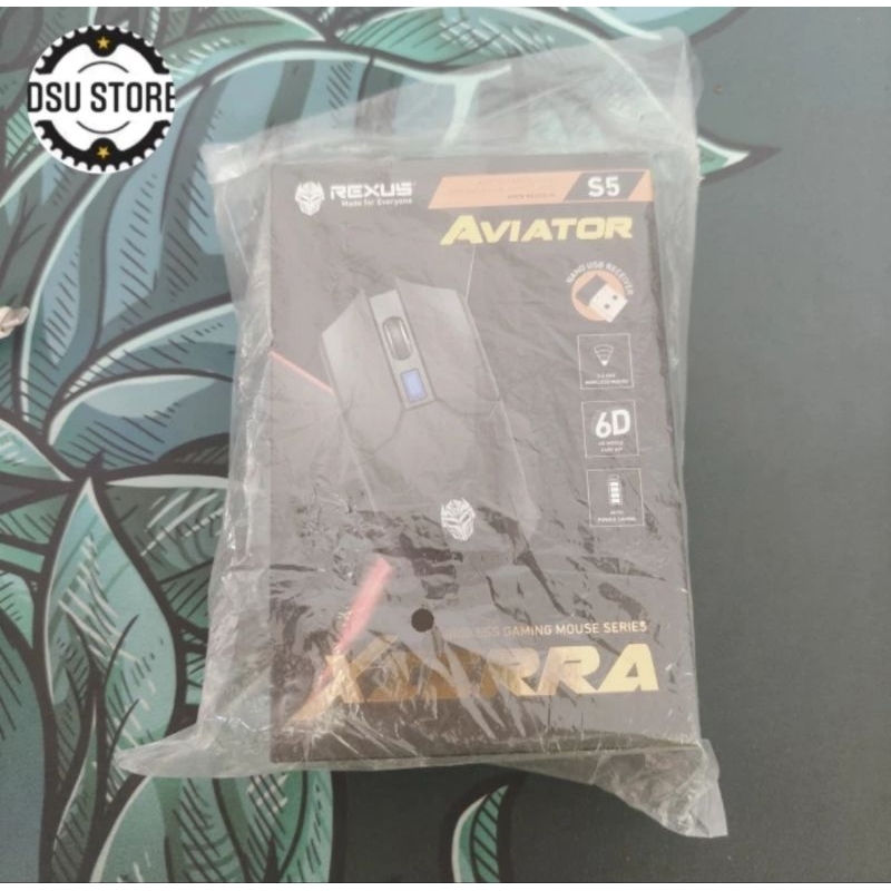 Jual Rexus S5 Aviator Wireless Gaming Mouse Baterai - Hitam | Shopee ...