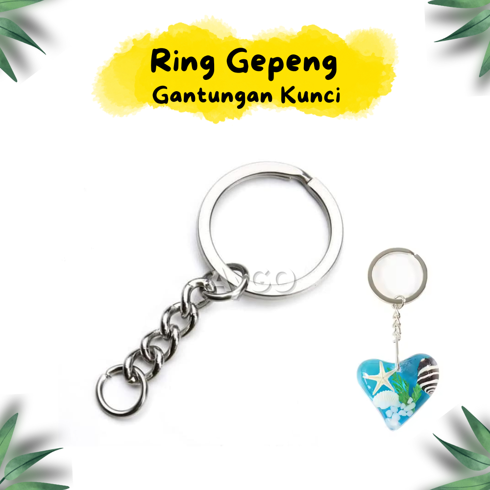 Jual Ring Gantungan Kunci / Ring Ganci Gepeng | Shopee Indonesia