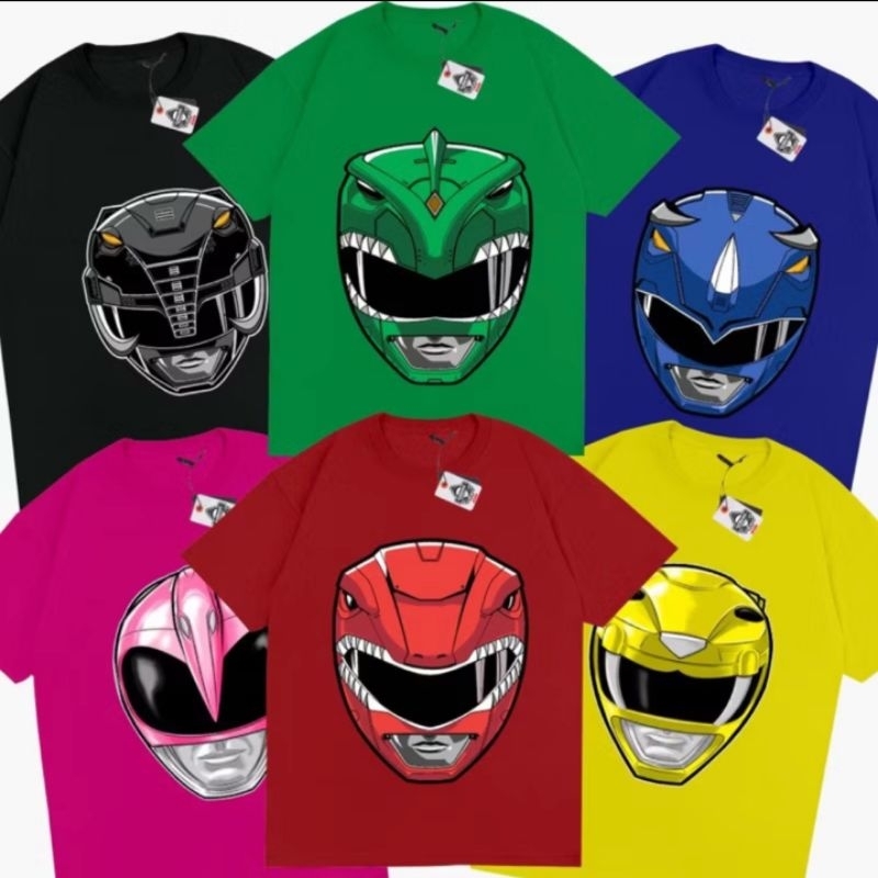 Jual Kaos Power Rangers Dewasa Dan Anak Kaos Baju Mighty Morphin Power ...