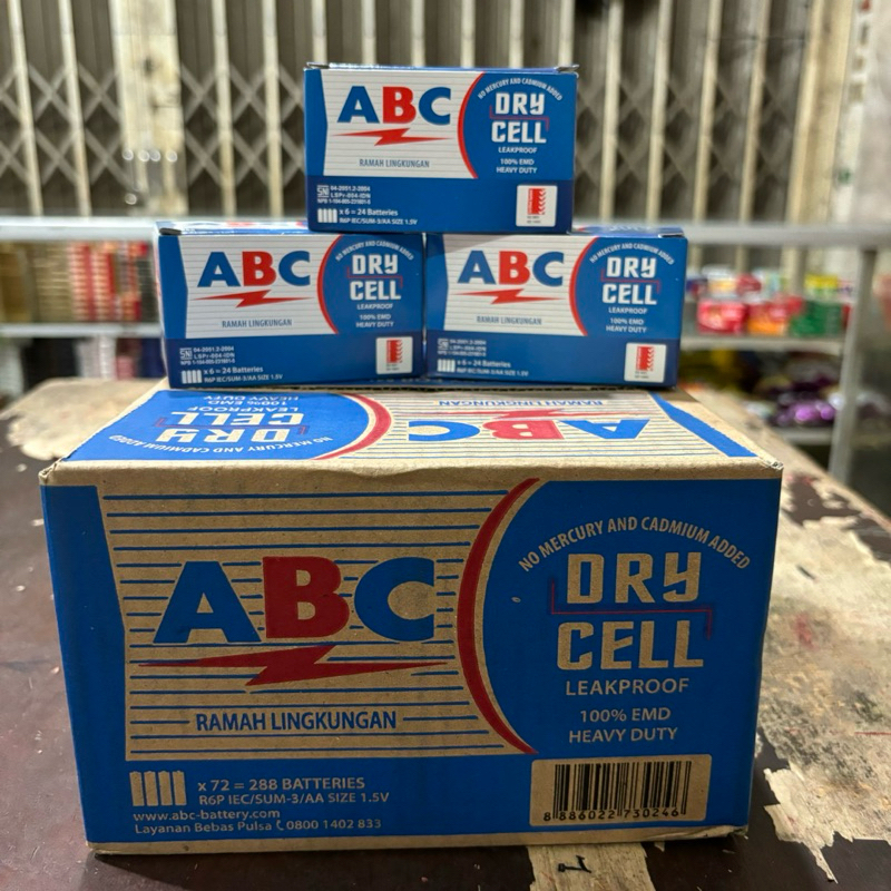 Jual Batrei Jam ABC AA (1 KOTAK isi 24 pcs) | Shopee Indonesia