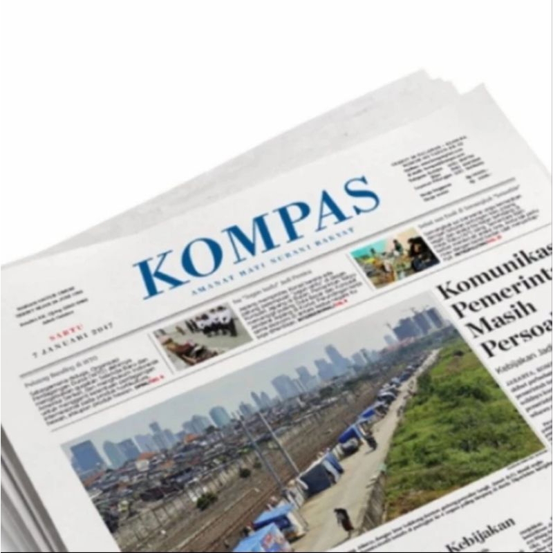 Jual KORAN kompas campur koran english koran berkualitas 100% bersih ...