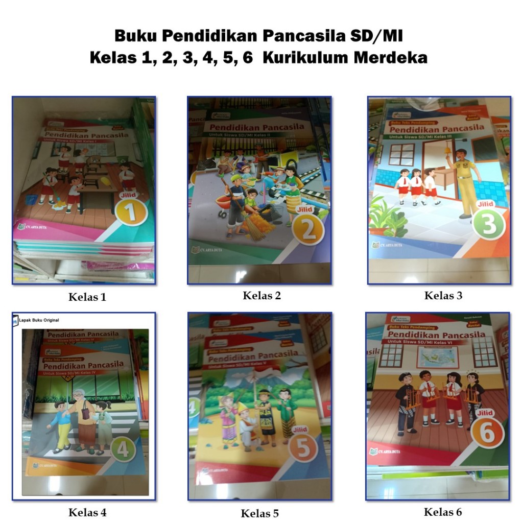 Jual Buku Pendidikan Pancasila Kelas 1, 2, 3, 4, 5, 6 SD/MI Kurikulum Merdeka | Shopee Indonesia