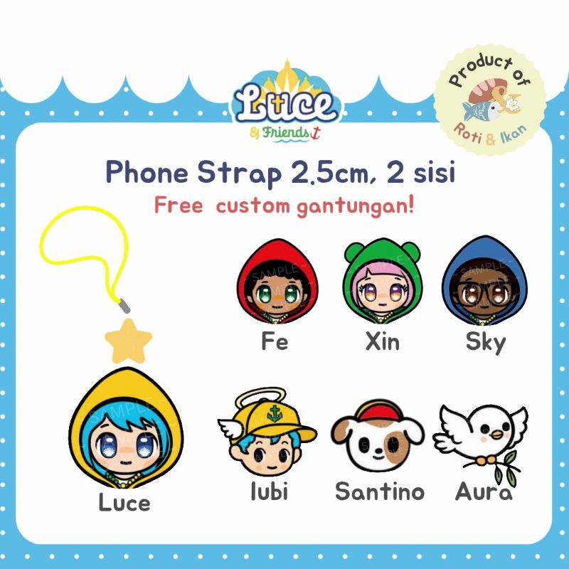 Jual Gantungan HP/ gantungan mini akrilik Maskot Yubelium 2025 Luce ...